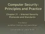 PPT - Computer Security: Principles and Practice PowerPoint ...