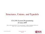 PPT - Structures and Unions in C PowerPoint Presentation, free download ...
