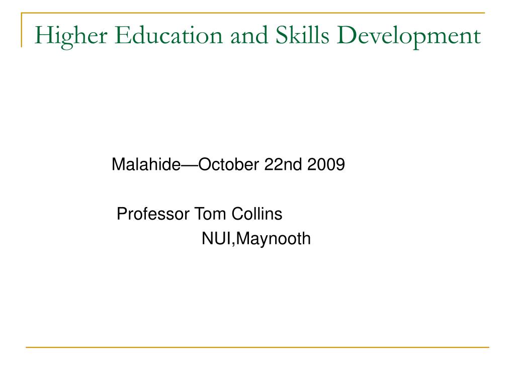 PPT - Navigating Discontinuity: Challenges and Opportunities in Higher ...