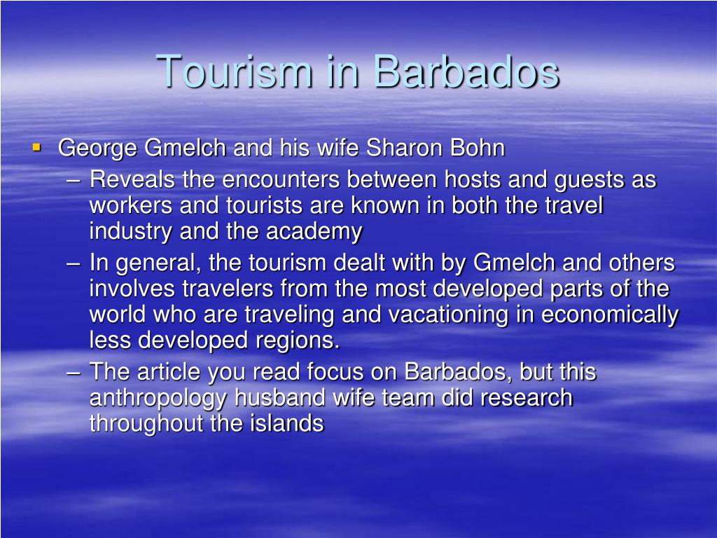 PPT - Tourism in Barbados PowerPoint Presentation, free download - ID ...