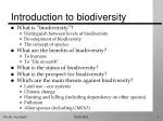 PPT - Introduction to Biodiversity PowerPoint Presentation, free ...
