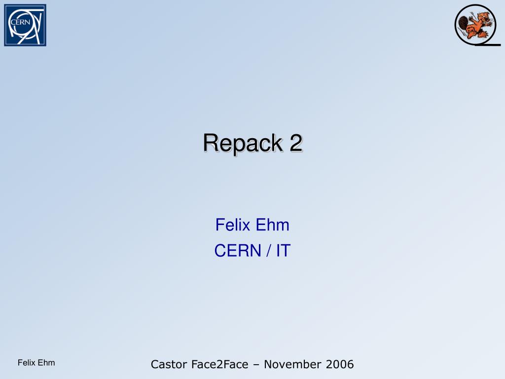 PPT - Repack 2 PowerPoint Presentation, free download - ID:3619419