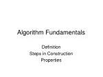 PPT - Fundamentals of Algorithm Analysis PowerPoint Presentation, free ...