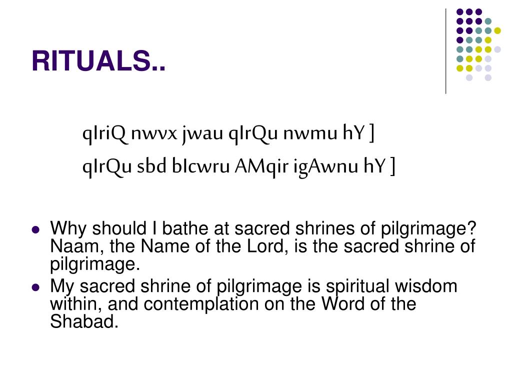PPT - RITUALS.. PowerPoint Presentation, free download - ID:3621825
