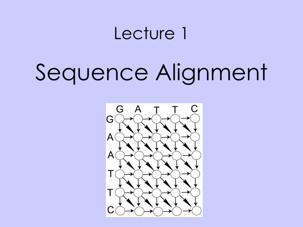 PPT - Lecture 1 Sequence Alignment PowerPoint Presentation, free ...