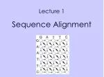 PPT - Lecture 3. Heuristic Sequence Alignment PowerPoint Presentation ...