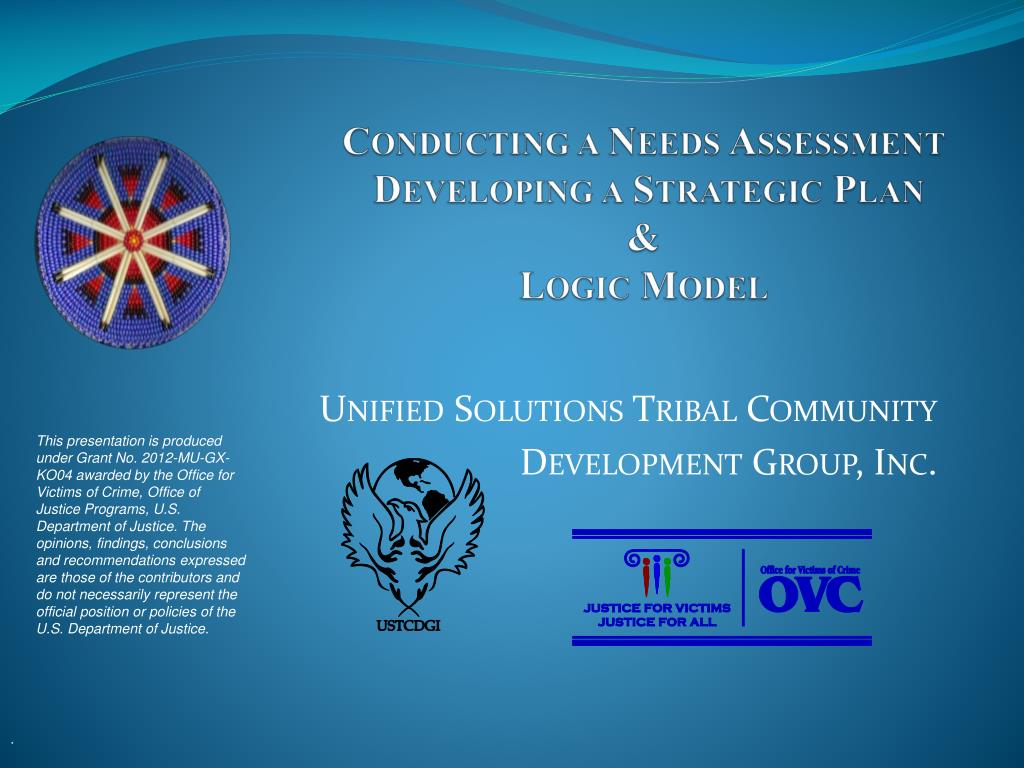 PPT - Conducting a Needs Assessment Developing a Strategic Plan & Logic ...
