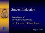 PPT - Student Induction PowerPoint Presentation, free download - ID:2413920