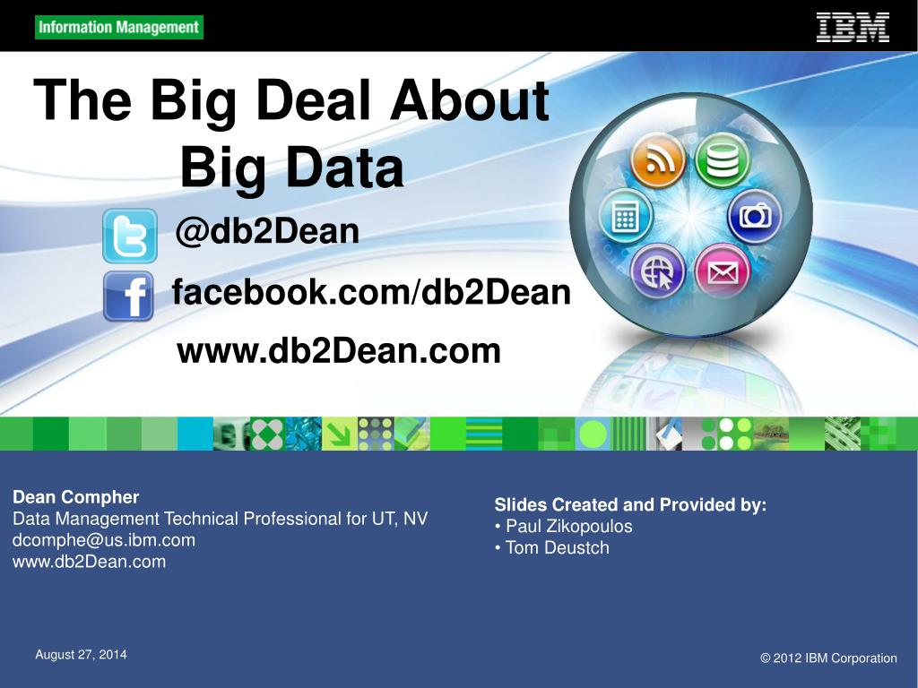 PPT - The Big Deal About Big Data PowerPoint Presentation, free ...