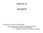 PPT - Intro to C++ PowerPoint Presentation, free download - ID:3785075