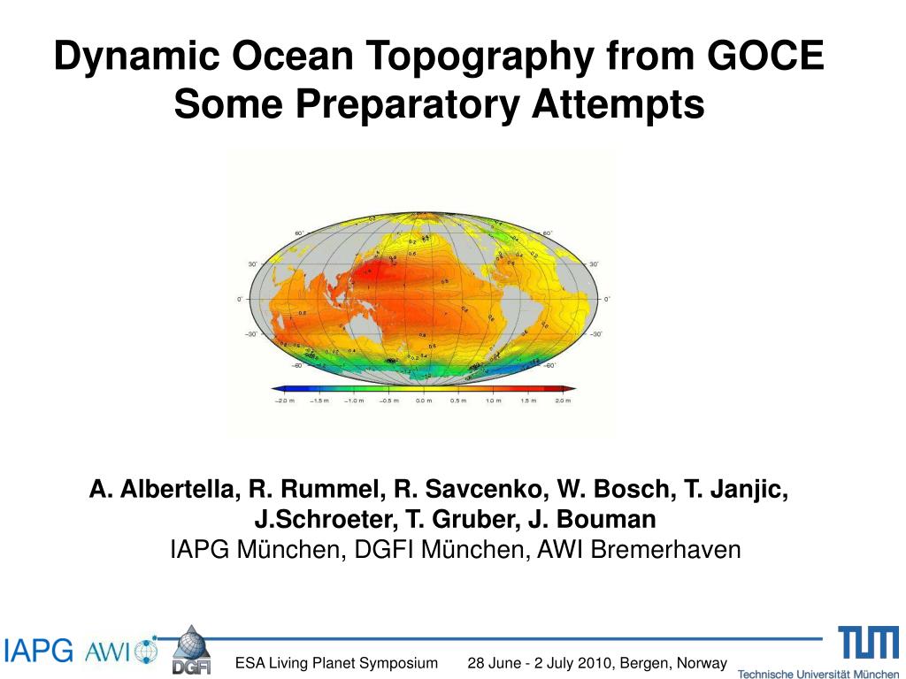 PPT - Dynamic Ocean Topography from GOCE Some Preparatory Attempts ...