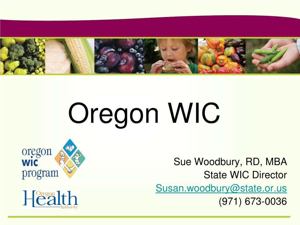 PPT - Oregon WIC PowerPoint Presentation, free download - ID:3634189