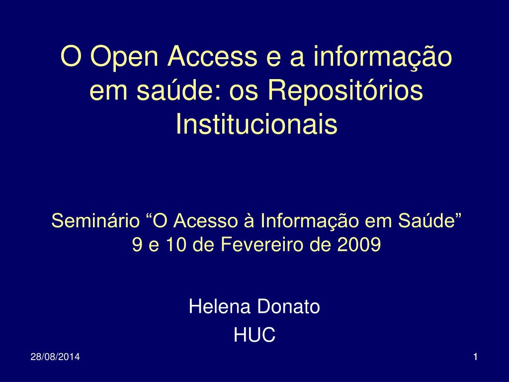 PPT - Helena Donato HUC PowerPoint Presentation, free download - ID:3637363