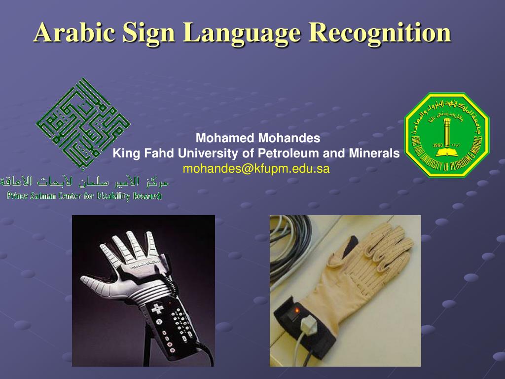 PPT - Arabic Sign Language Recognition PowerPoint Presentation, free ...