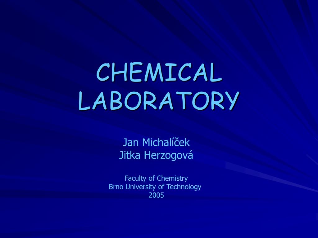 PPT - CHEMICAL LABORATORY PowerPoint Presentation, free download - ID ...