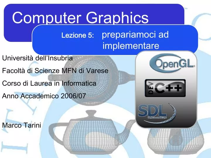 PPT - Computer Graphics PowerPoint Presentation, free download - ID:3643405