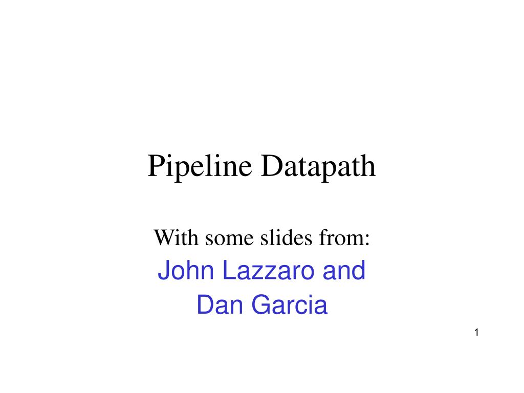 PPT - Pipeline Datapath PowerPoint Presentation, free download - ID:3644731