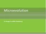PPT - Microevolution Ch. 20 PowerPoint Presentation, free download - ID ...