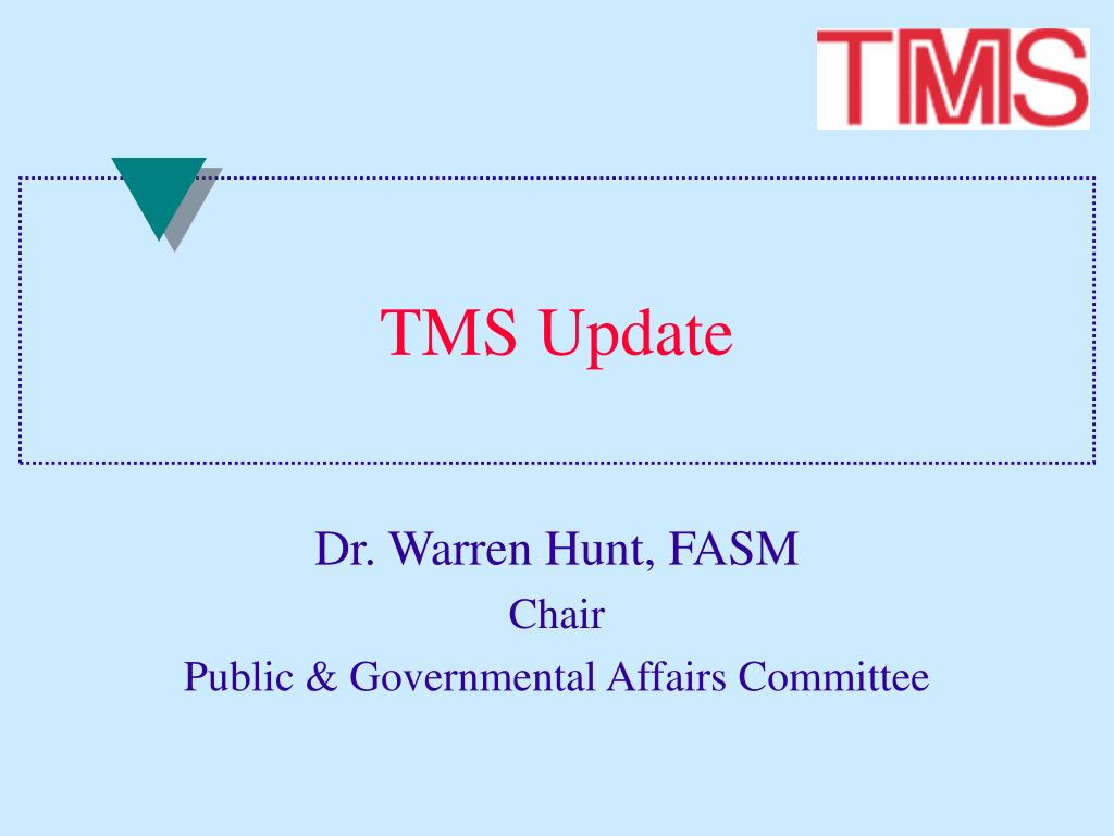 PPT - TMS Update PowerPoint Presentation, free download - ID:3648084