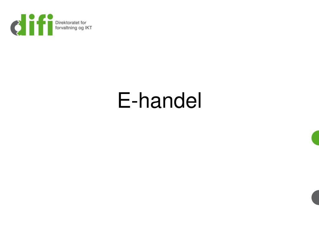 PPT - E-handel PowerPoint Presentation, free download - ID:3648378