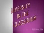 PPT - Diversity and Differentiation in the Classroom Chapter 2 ...