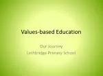 PPT - INTRODUCTION TO VALUES EDUCATION PowerPoint Presentation, free ...