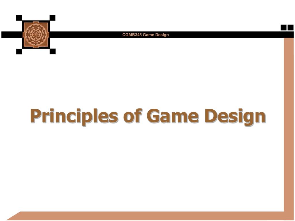 PPT - Principles of Game Design PowerPoint Presentation, free download ...