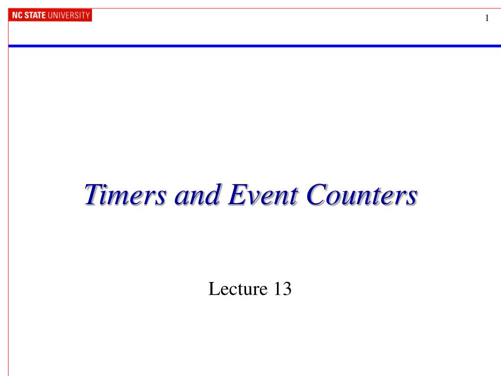 PPT - Timers and Event Counters PowerPoint Presentation, free download ...