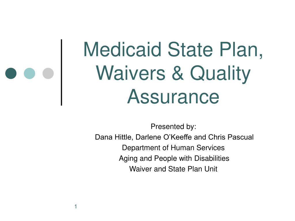 PPT - Medicaid State Plan, Waivers & Quality Assurance PowerPoint ...