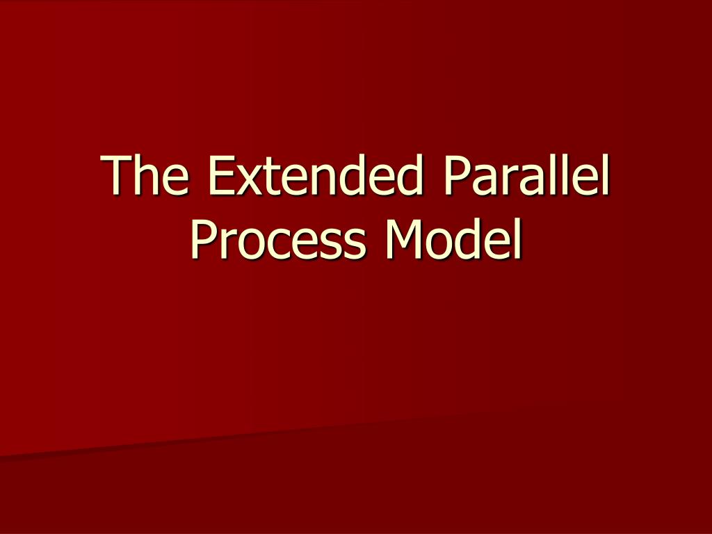 PPT - The Extended Parallel Process Model PowerPoint Presentation, free ...