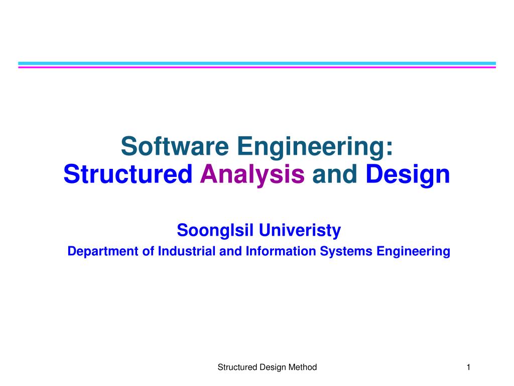 PPT - Software Engineering: Structured Analysis and Design PowerPoint ...
