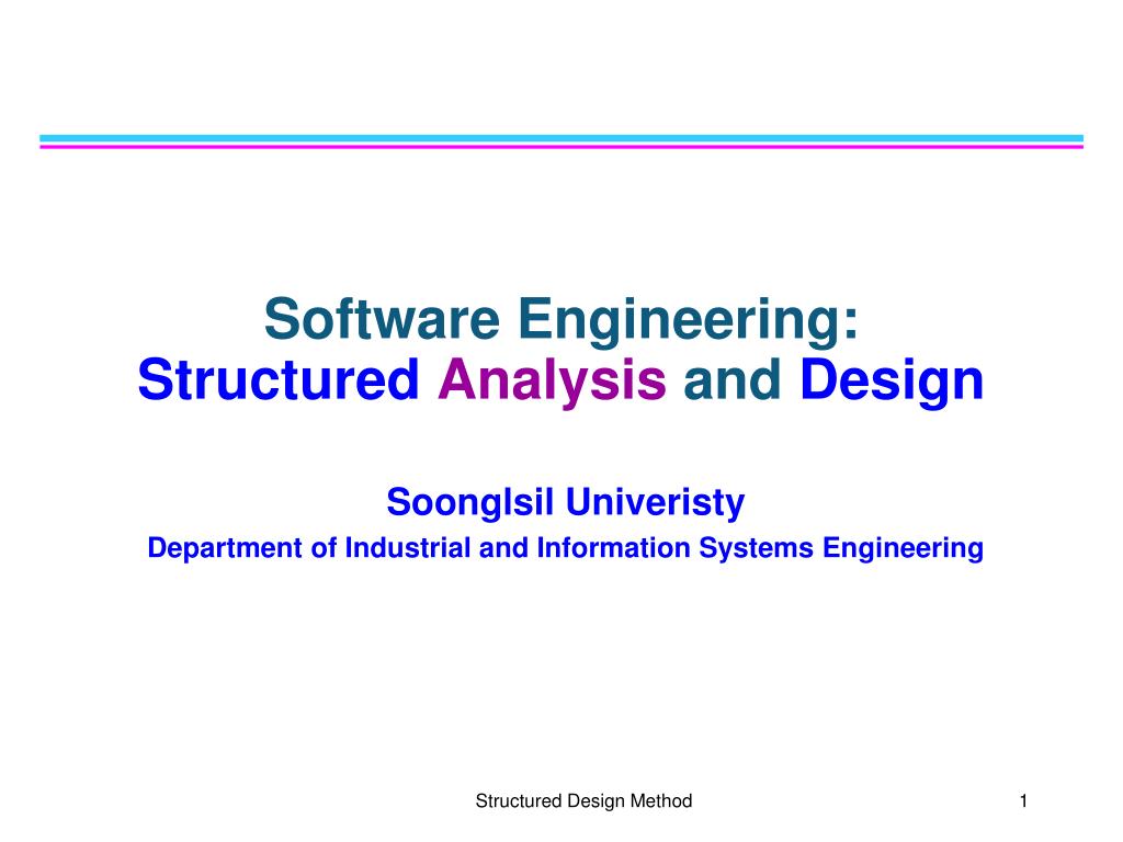 PPT - Software Engineering: Structured Analysis and Design PowerPoint ...