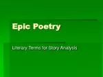 PPT - INTRODUCTION to EPIC POETRY PowerPoint Presentation, free ...