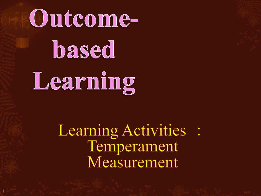 PPT - Outcome-based Learning PowerPoint Presentation, free download ...