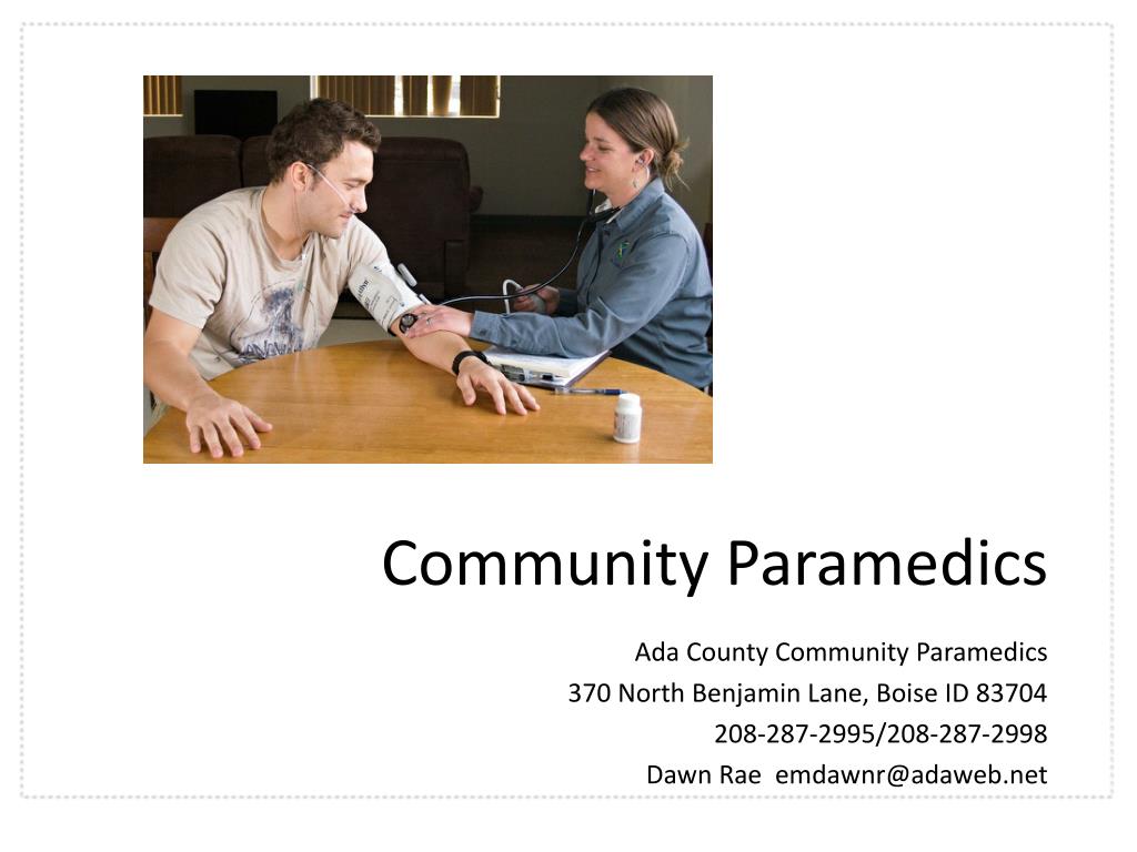 PPT - Community Paramedics PowerPoint Presentation, free download - ID ...