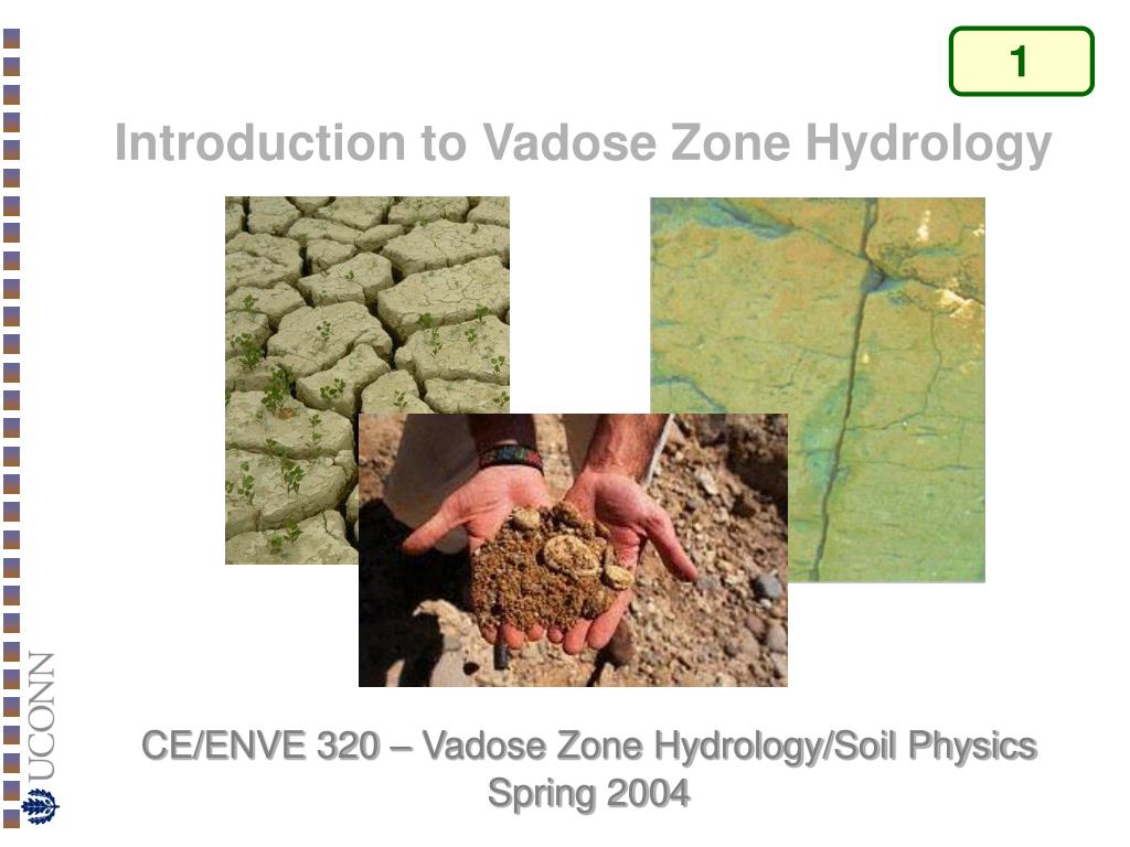 PPT - Introduction to Vadose Zone Hydrology PowerPoint Presentation ...