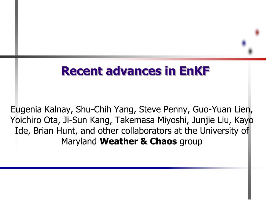 PPT - Recent advances in EnKF PowerPoint Presentation, free download ...