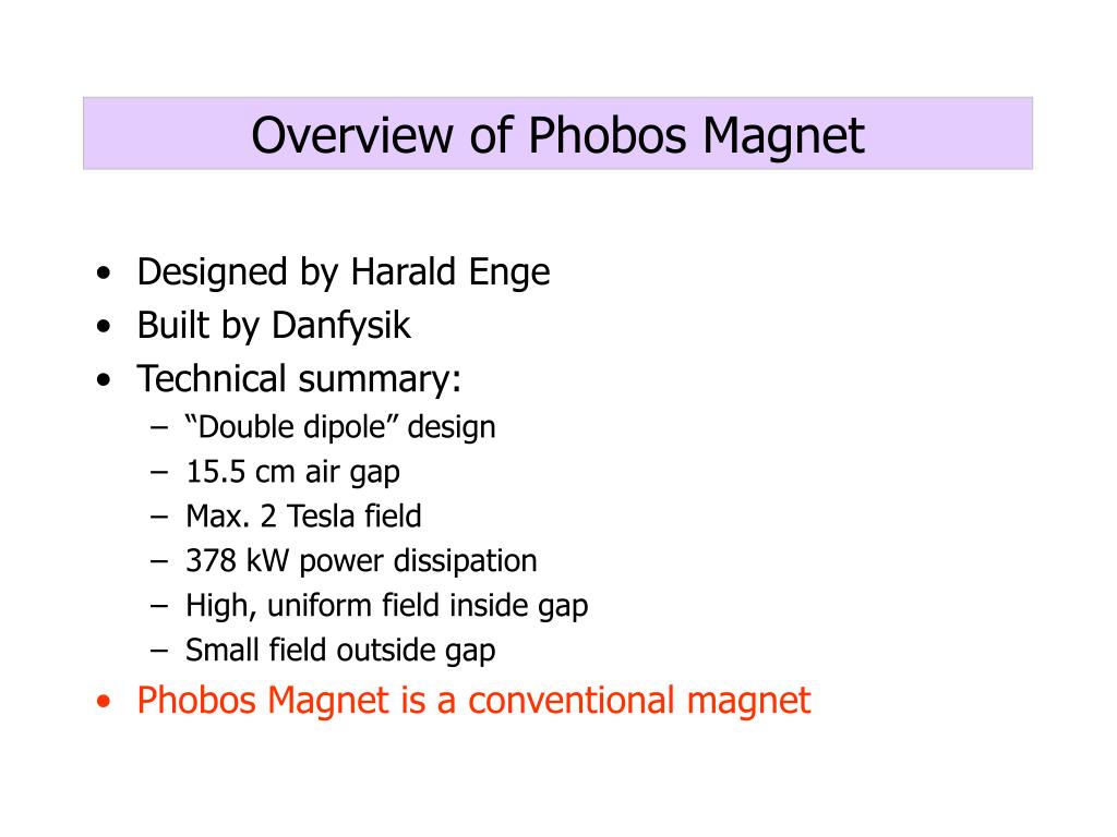 PPT - Overview of Phobos Magnet PowerPoint Presentation, free download ...
