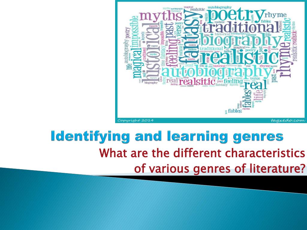 PPT - Identifying and learning genres PowerPoint Presentation, free ...