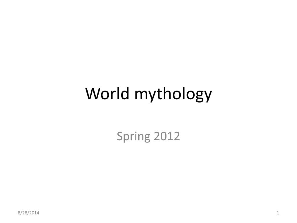 PPT - World mythology PowerPoint Presentation, free download - ID:3673617