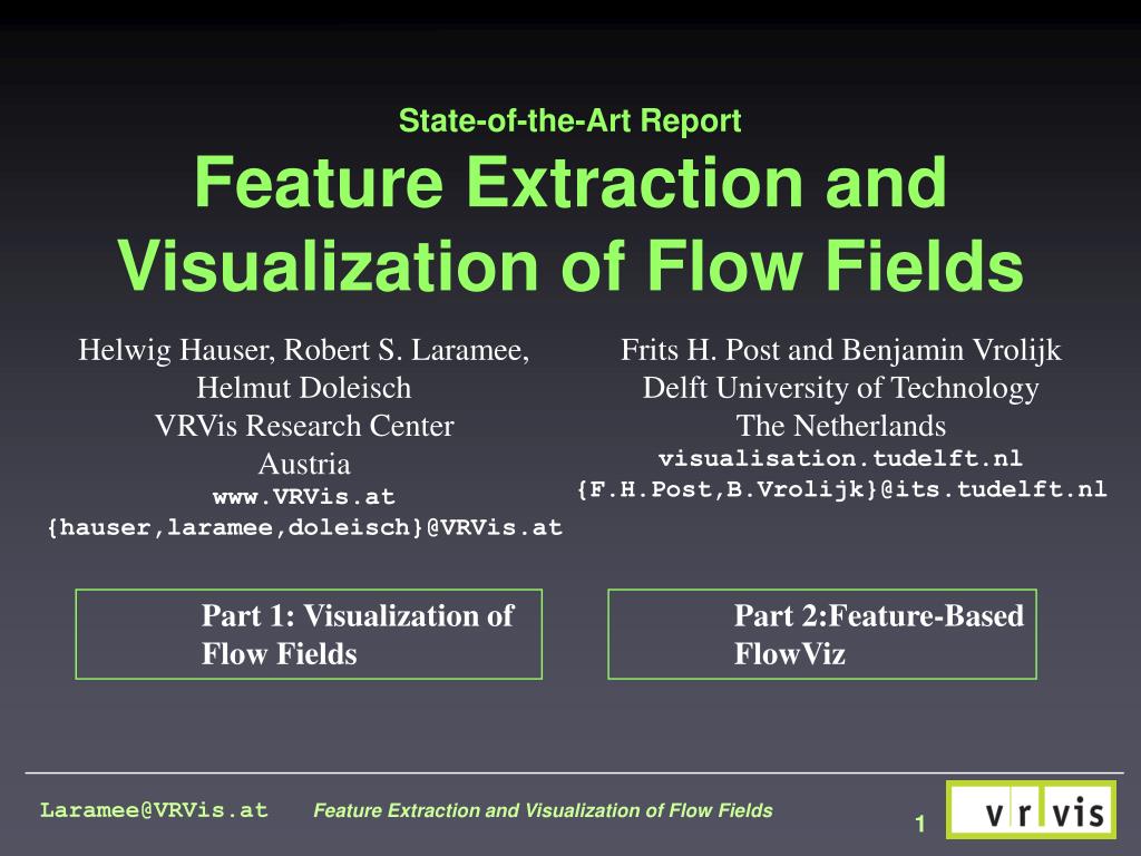 PPT - State-of-the-Art Report Feature Extraction and Visualization of Flow Fields PowerPoint ...