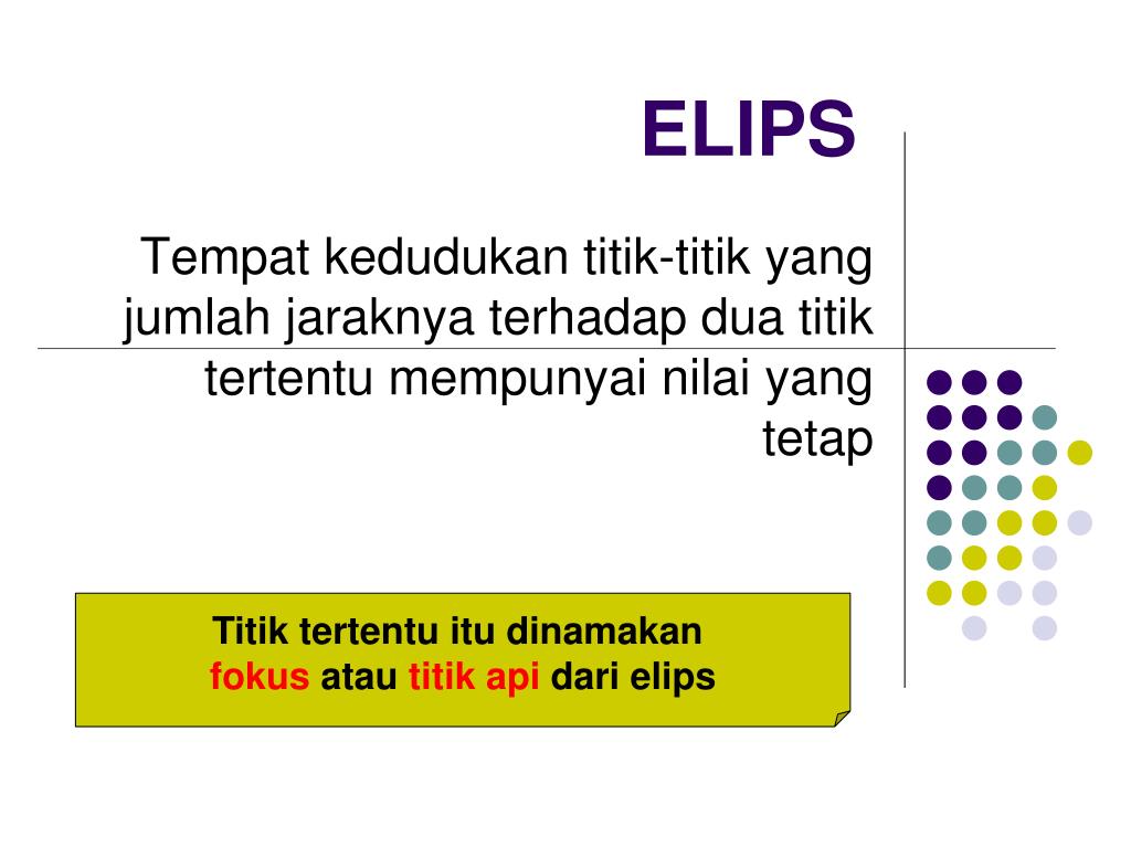 PPT - ELIPS PowerPoint Presentation, free download - ID:3674246