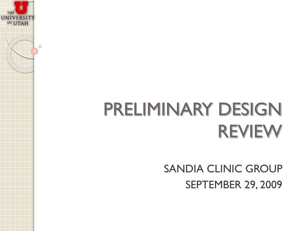 PPT - PRELIMINARY DESIGN REVIEW PowerPoint Presentation, free download ...