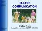 PPT - HAZARD COMMUNICATION PowerPoint Presentation, free download - ID ...
