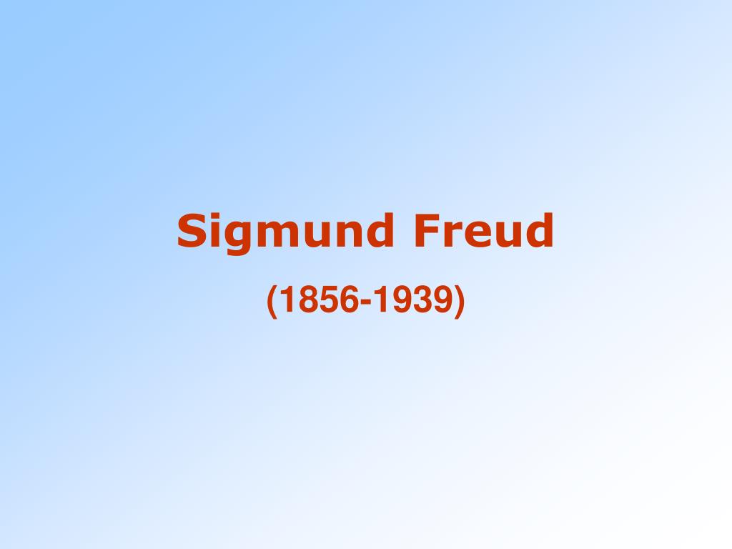 PPT - Sigmund Freud PowerPoint Presentation, free download - ID:3681410