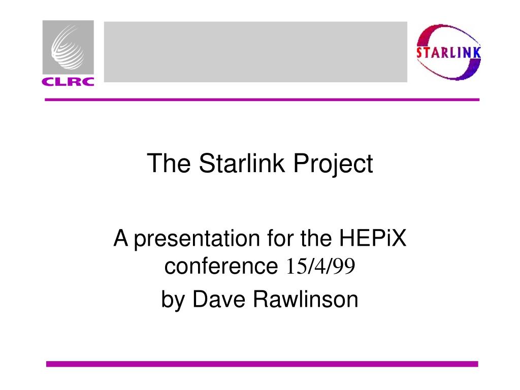 PPT - The Starlink Project PowerPoint Presentation, free download - ID ...