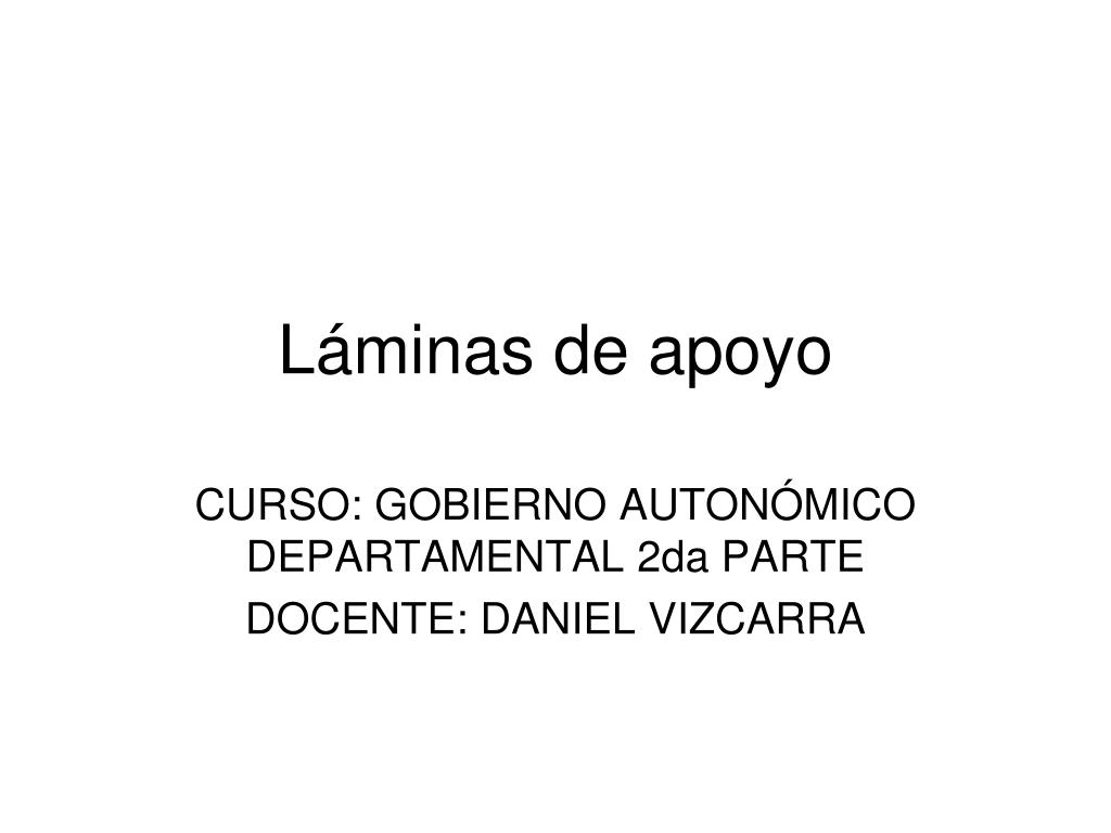 PPT - Láminas de apoyo PowerPoint Presentation, free download - ID:3682836