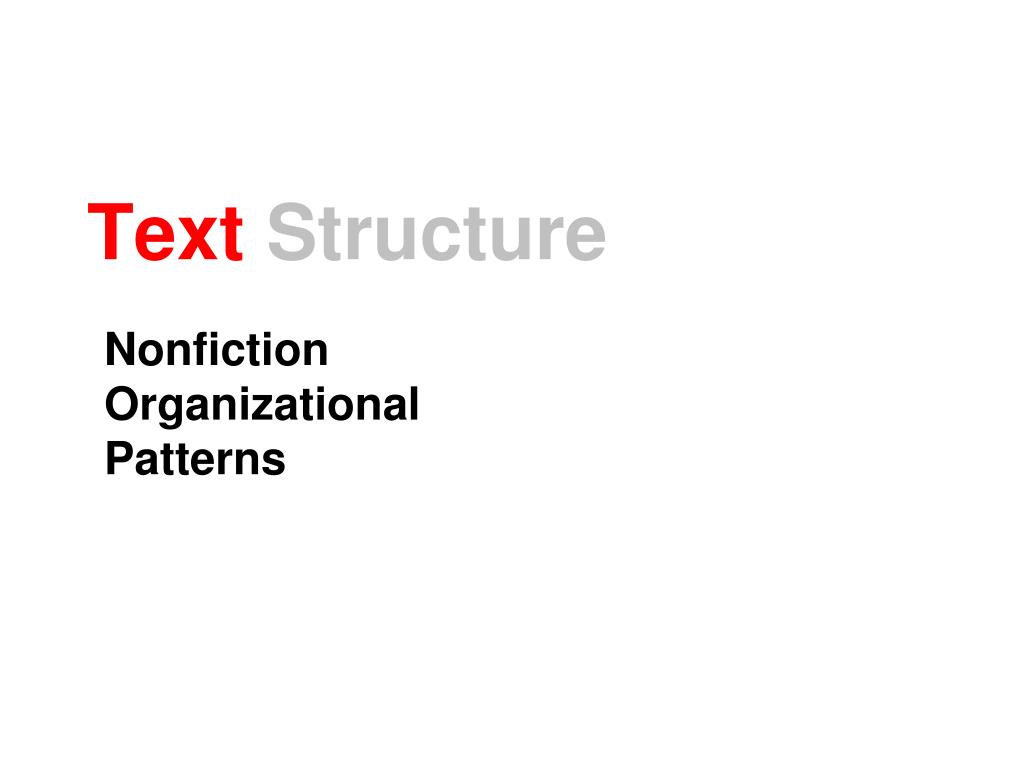 PPT - Text Structure PowerPoint Presentation, free download - ID:3682946
