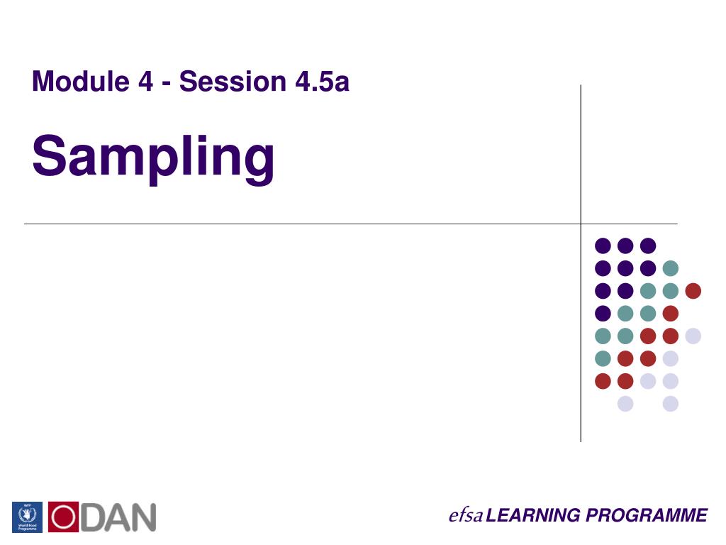 PPT - Module 4 - Session 4.5a Sampling PowerPoint Presentation, free ...