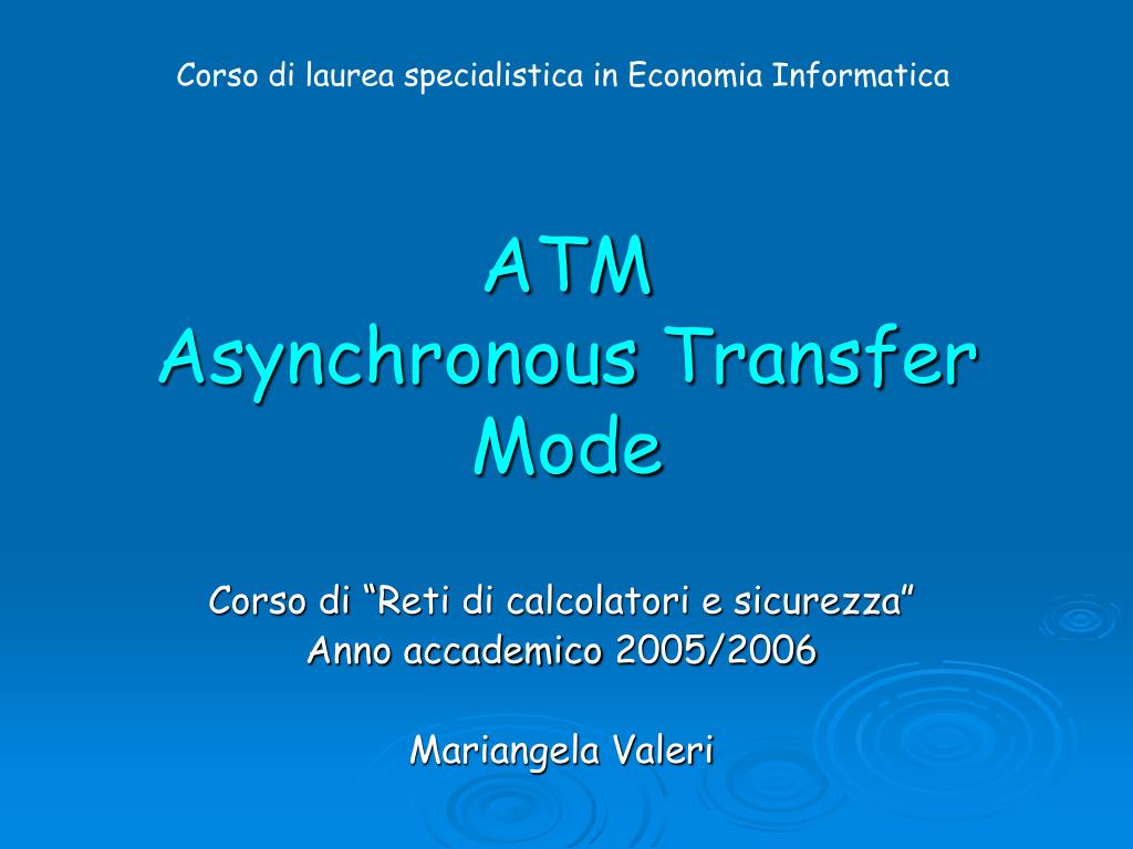 PPT - ATM Asynchronous Transfer Mode PowerPoint Presentation, free download - ID:3685400